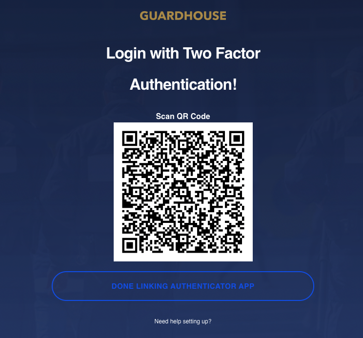 Two-Factor Authentication for Managers and Admin (web only)